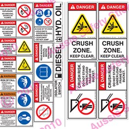 Aussie Safety Stickers - The Australian Made Campaign