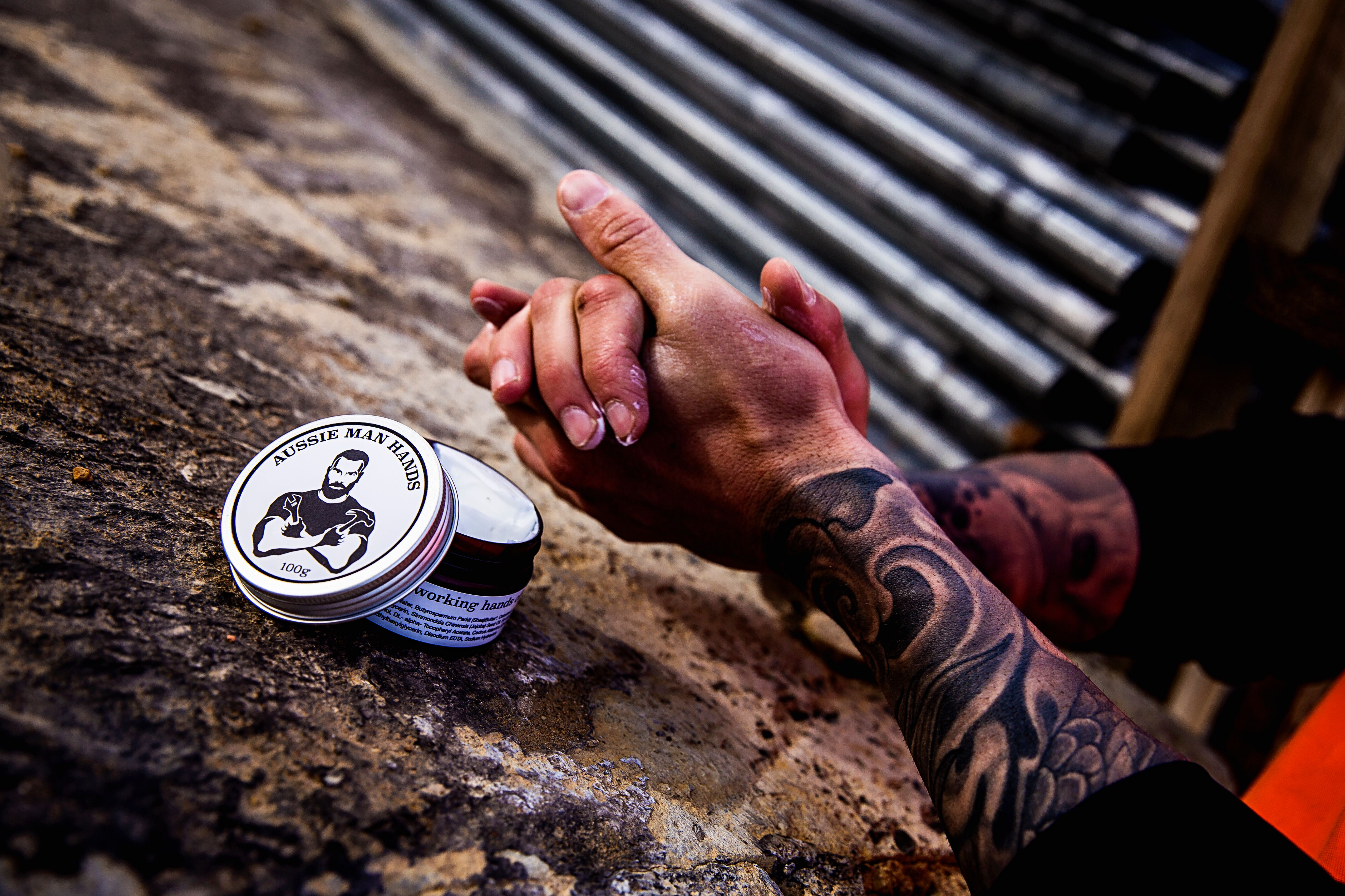 Aussie Man Hands Tradie Tough Hand Cream - The Australian Made Campaign