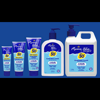 Marine Blue SPF 50+ Dry Touch Sunscreen Lotion - The Australian Made ...